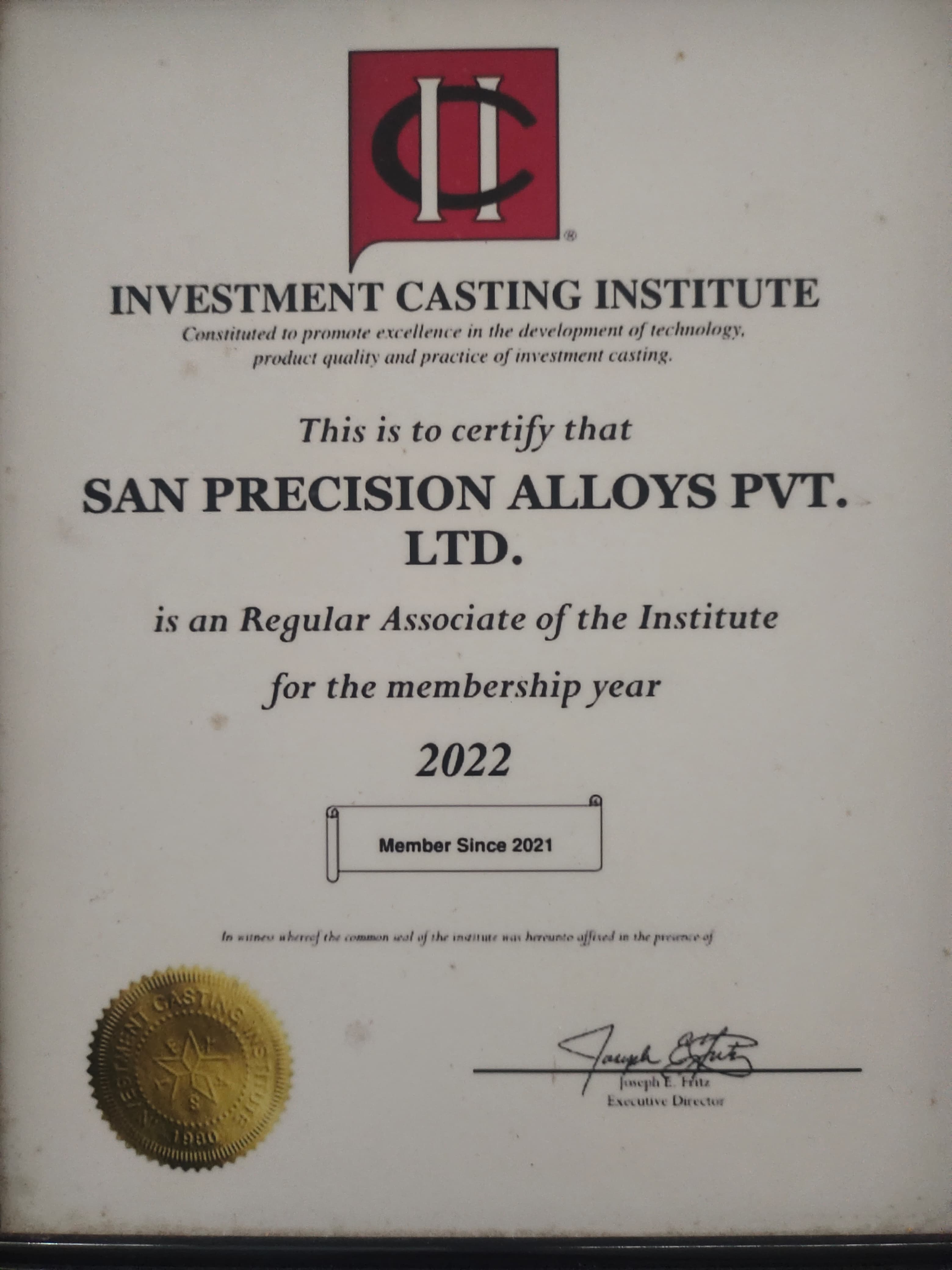 SAN Precision Alloys